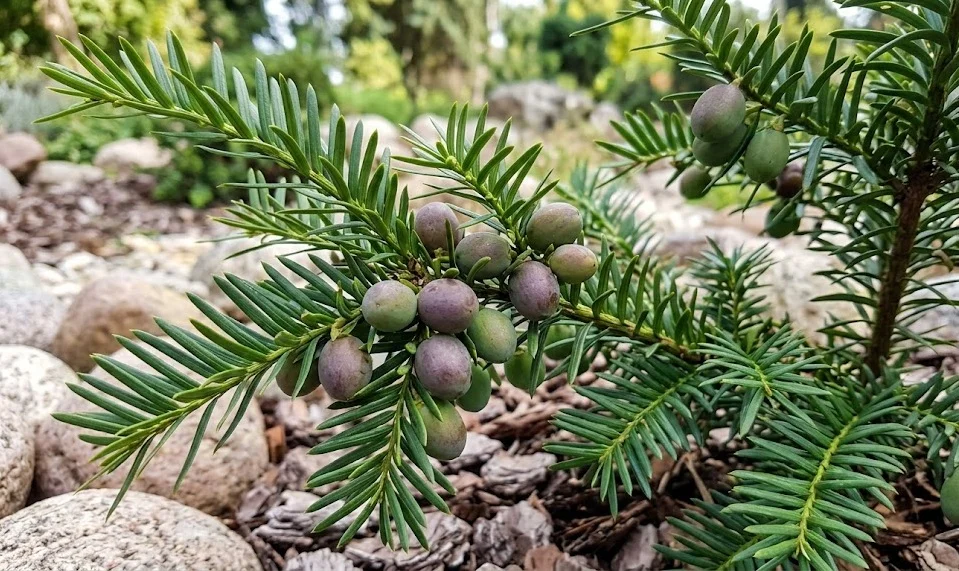 Planting and propagating the Japanese plum yew with professional ...